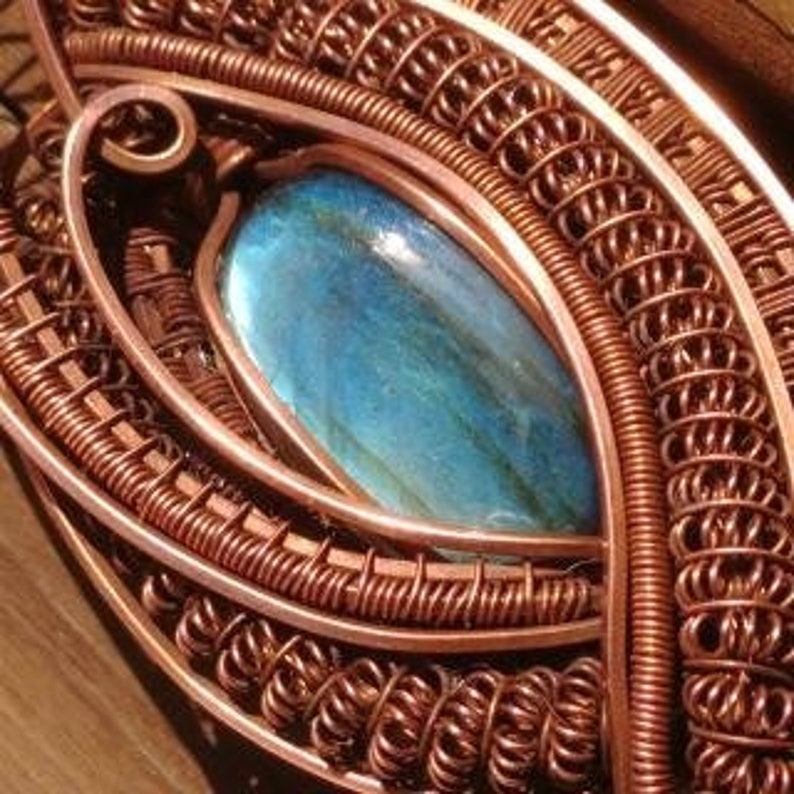 Heady Style Wire Weave Pendant Tutorial - Etsy