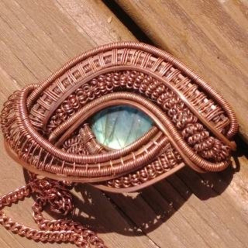 Heady Style Wire Weave Pendant Tutorial - Etsy