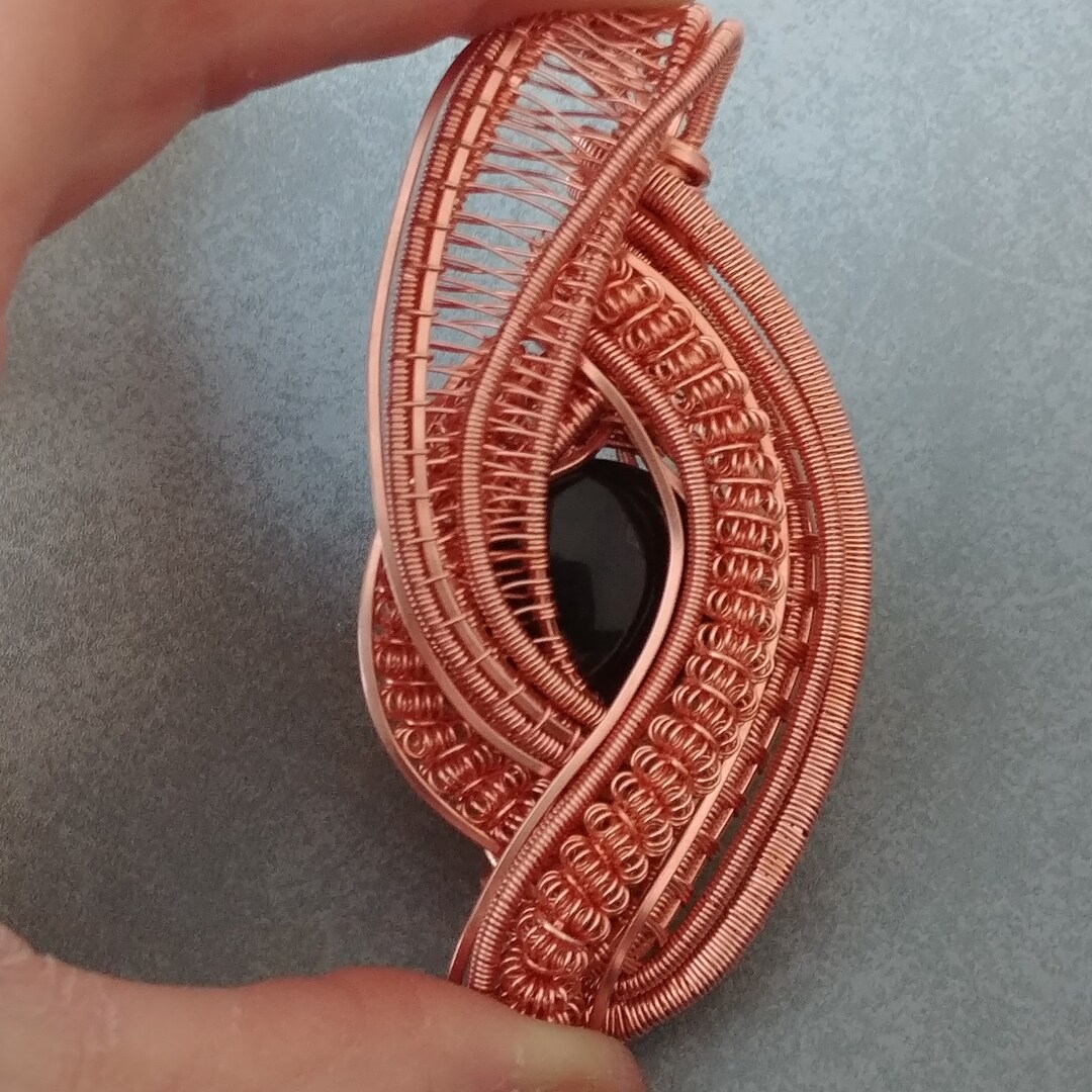 Heady Style Wire Weave Pendant Tutorial - Etsy