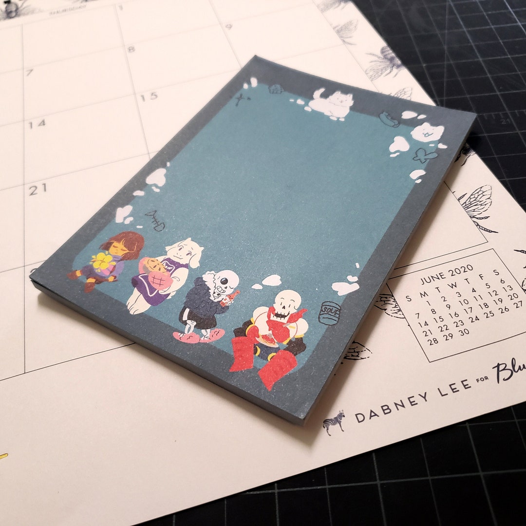 Snowden Undertale A6 Memopad - Etsy