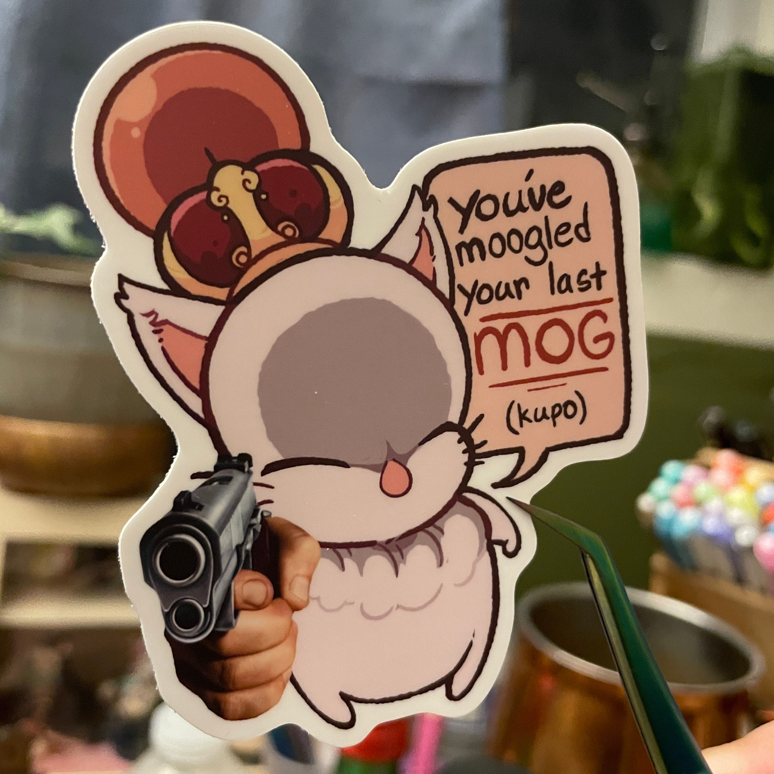 Threatening King Mog 3 Sticker - Etsy