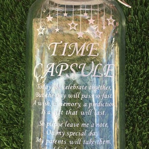 Time Capsule Jar Early Birthdays Christenings Baptisms - Etsy