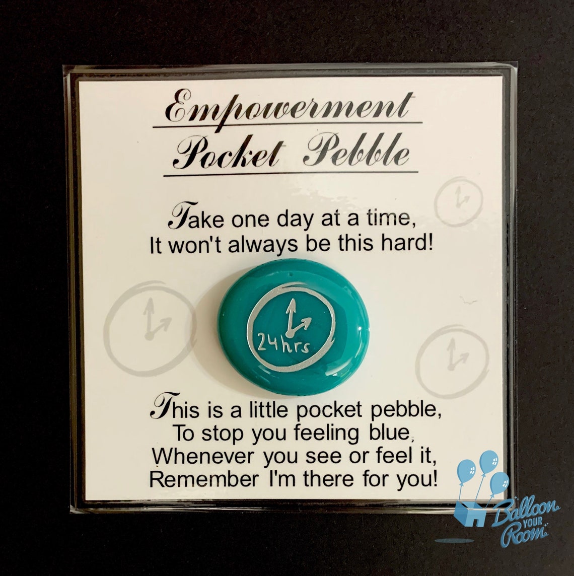 Empowerment Pocket Pebble - Take One Day at A Time It Won't Always Be ...