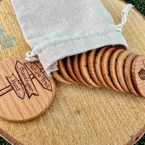 Nature Trail Scavenger Hunt Tokens - Nature Game - Outdoors Game for ...