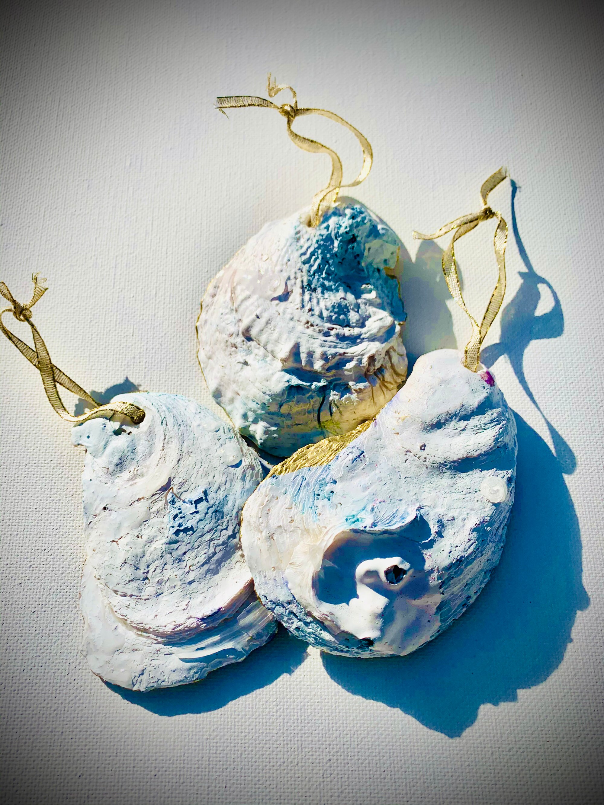 Oyster Shell Ornament mermaid - Etsy