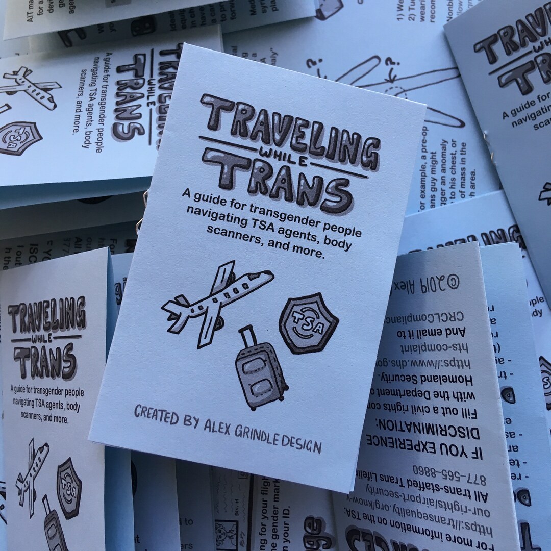 Traveling While Trans - Mini Zine - Etsy