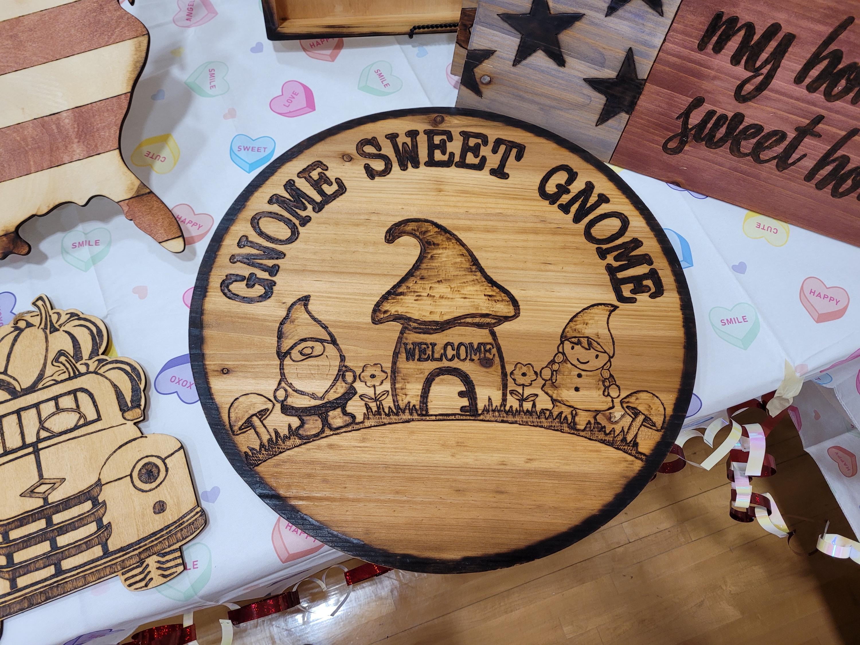 Gnome Sweet Gnome Wall Hanging - Etsy