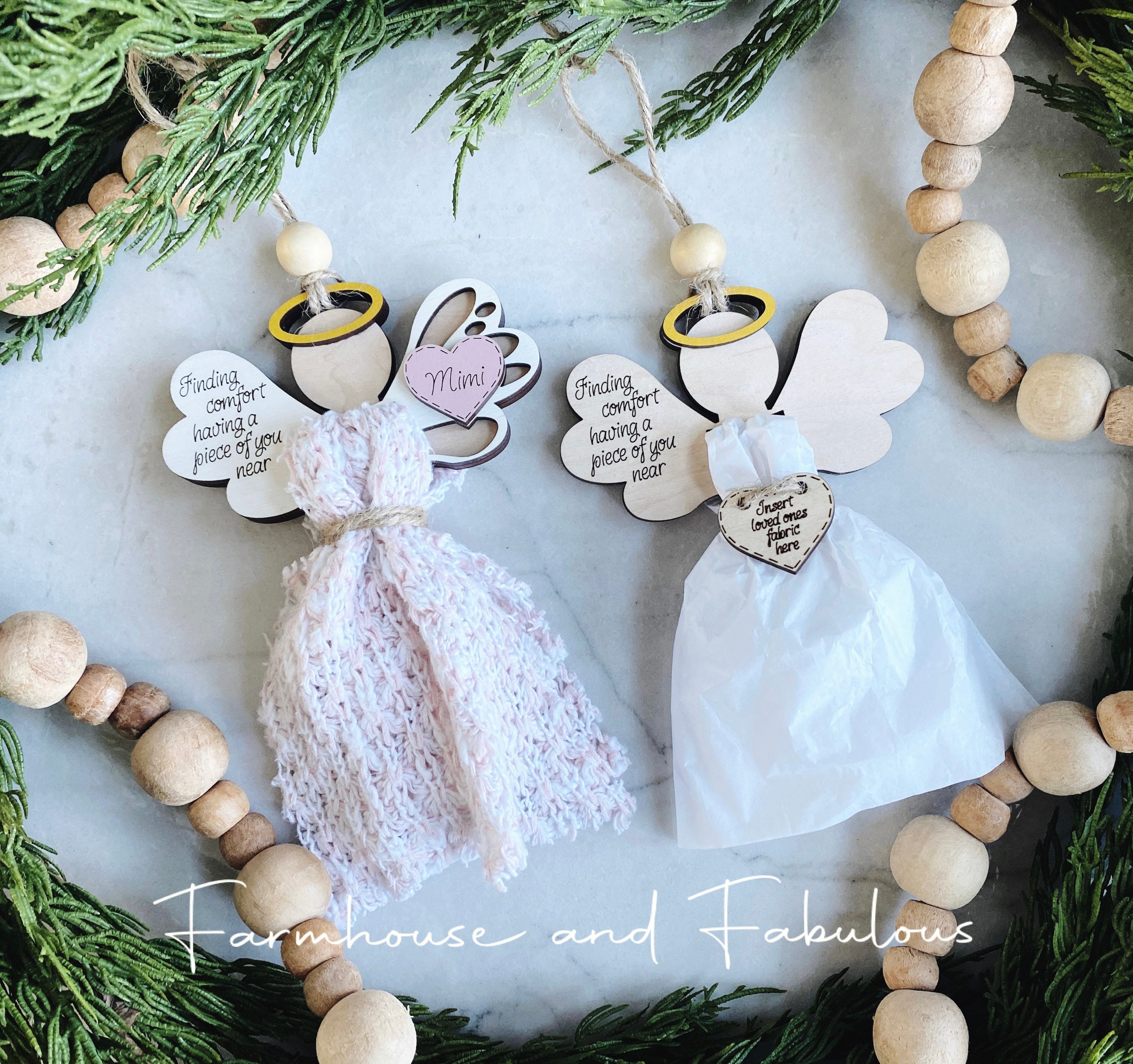 Angel Memorial Ornament SVG Remembrance Ornament Memorial - Etsy