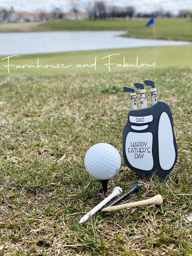 Father's Day Money Holder SVG, Golf Bag SVG, Father's Day Gift, Gift ...