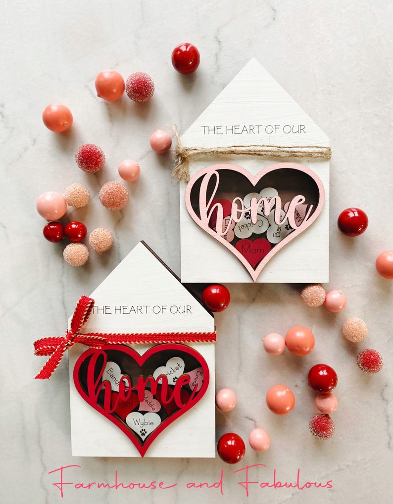 Valentines Day House Laser Cut File Valentines Tiered Tray - Etsy