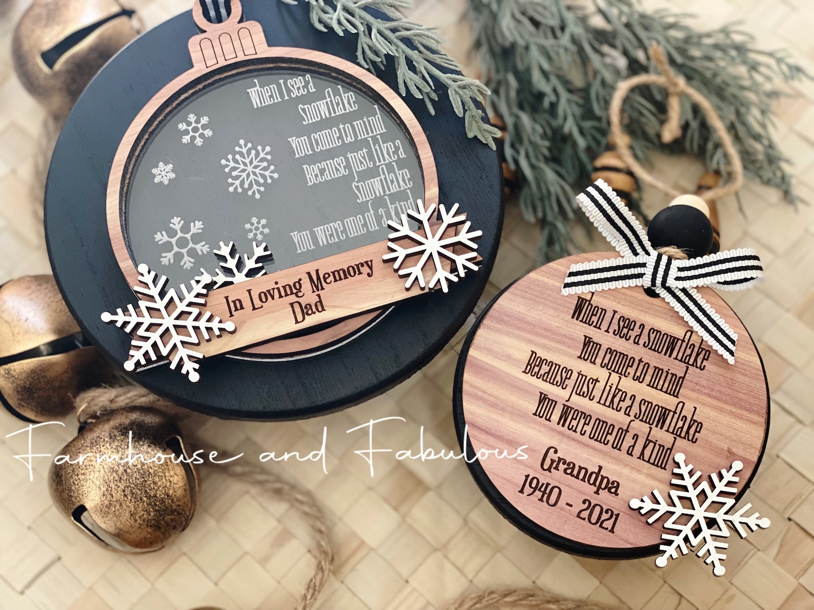 Memorial Ornament SVG Remembrance Ornament Memorial - Etsy