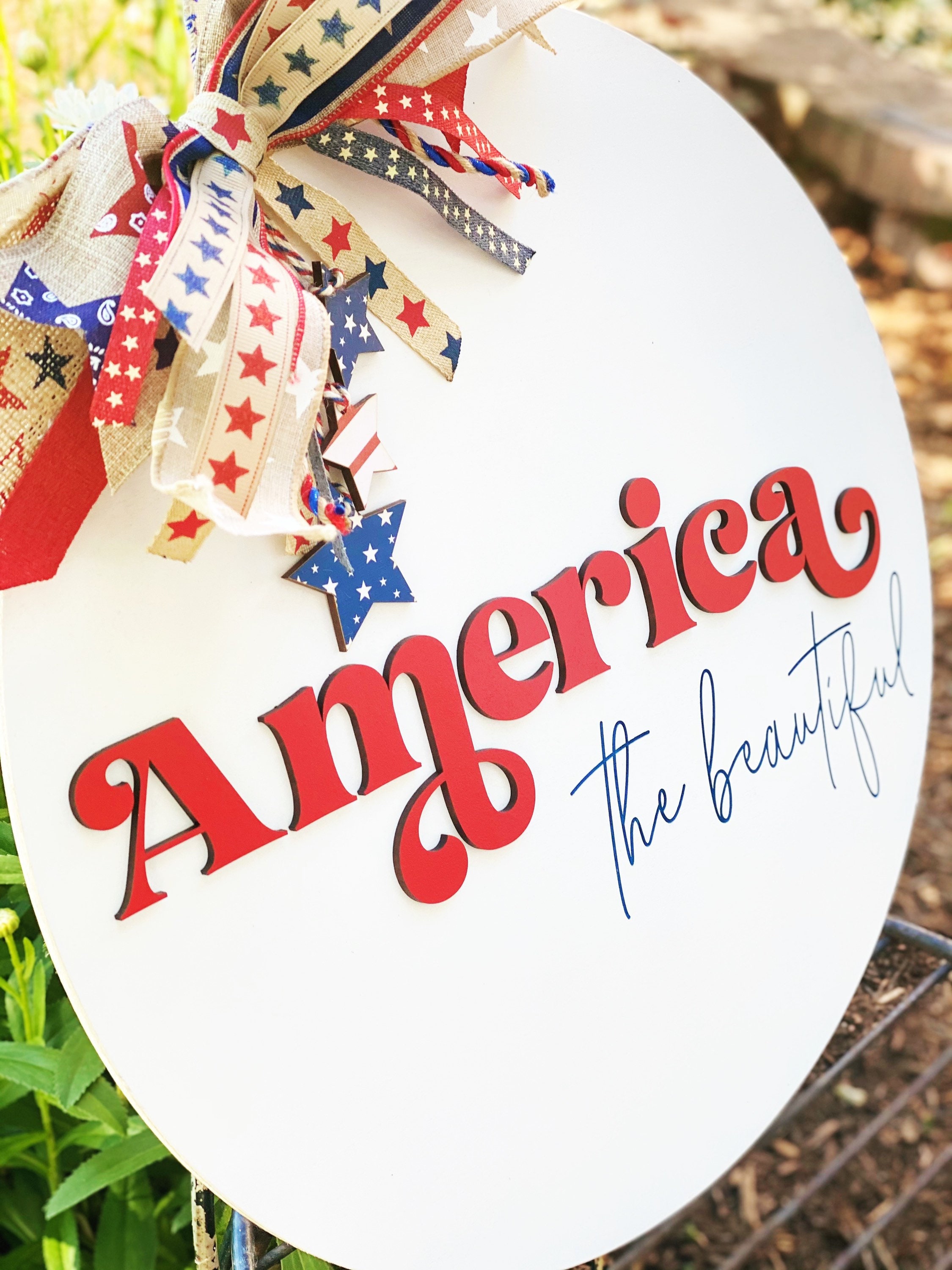 Fourth of July Sign SVG File 4th of July SVG Laser File - Etsy