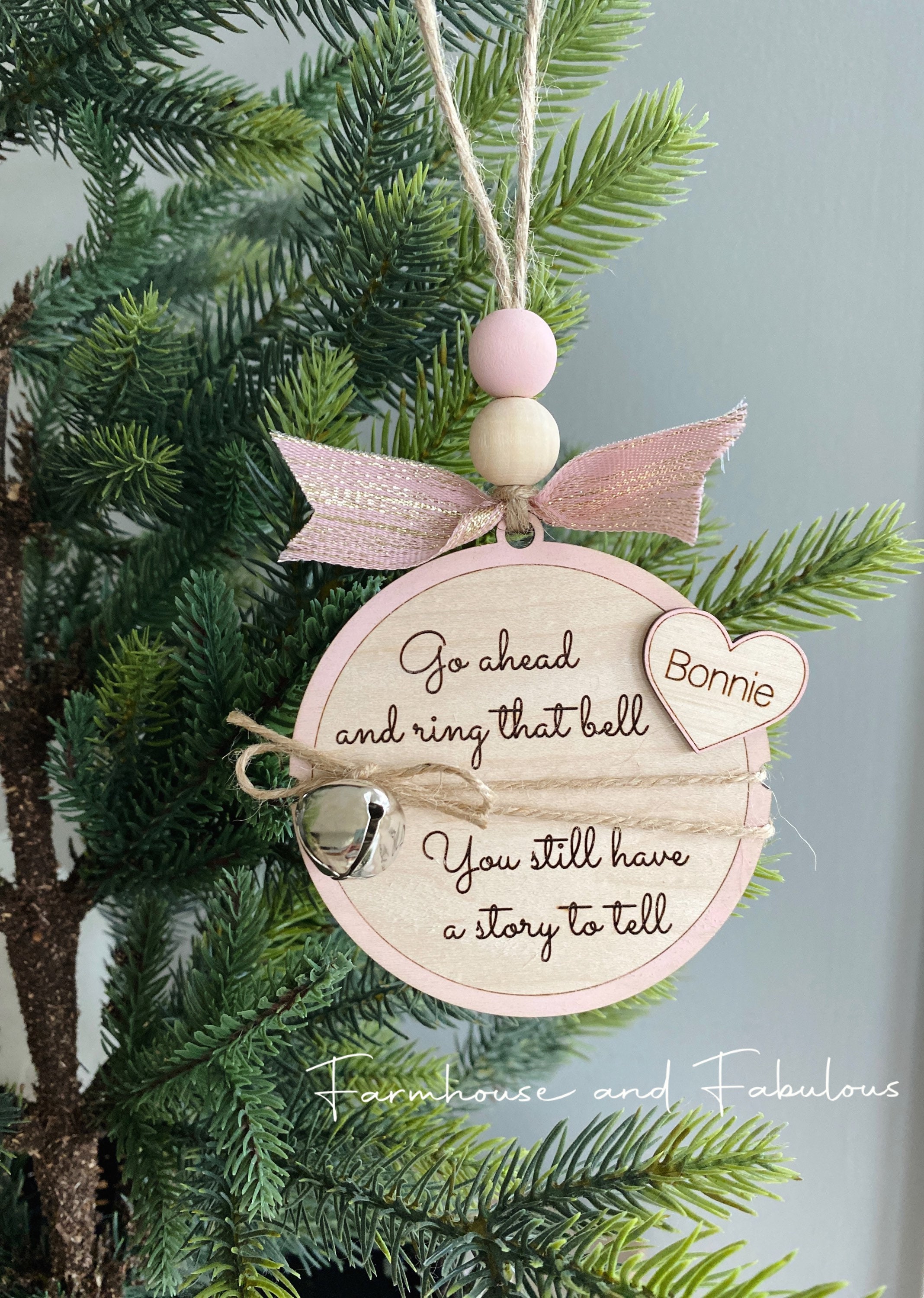 Cancer Survivor Ornament SVG Cancer Bell Ornament SVG Cancer - Etsy