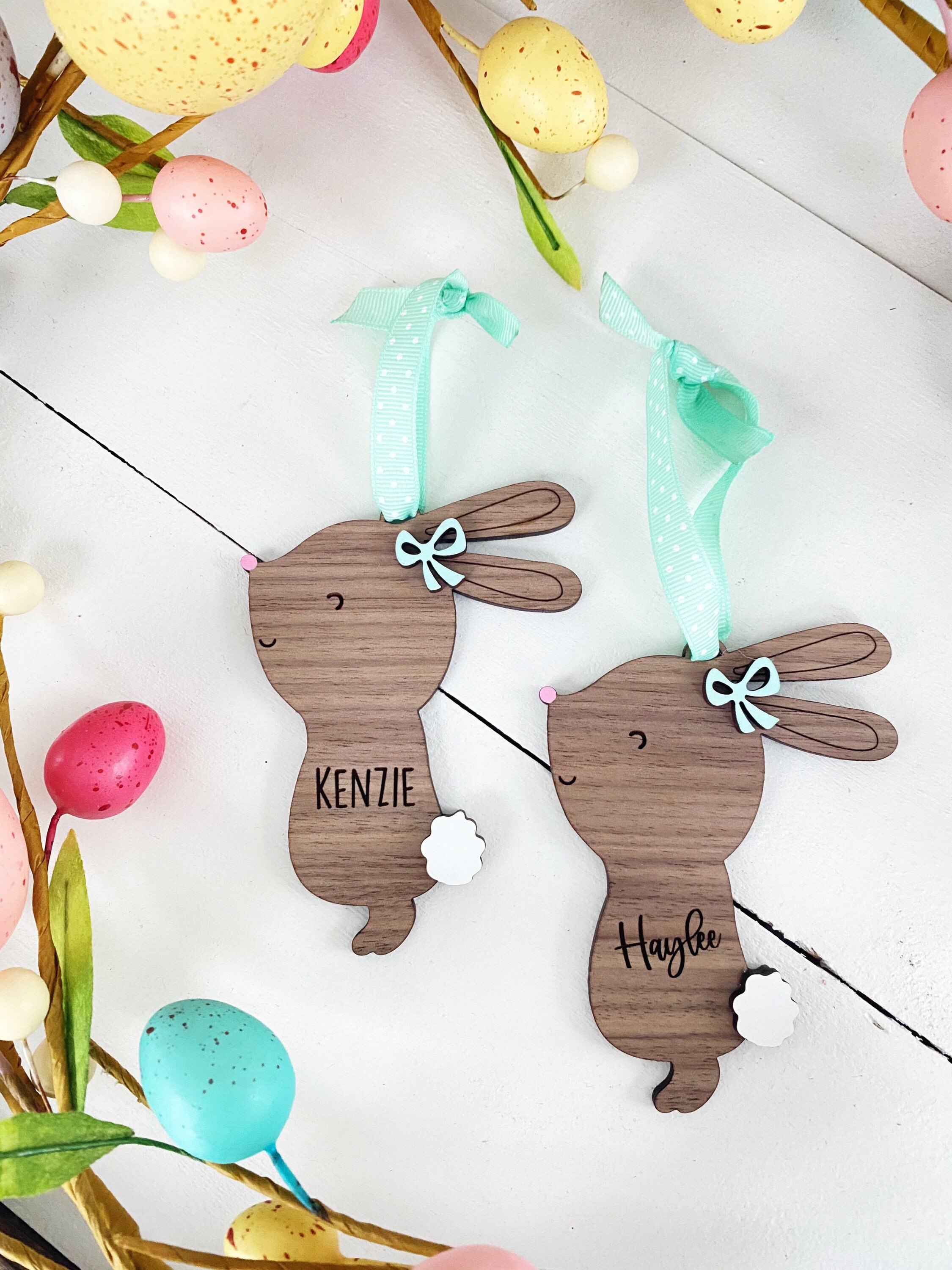 Easter Basket Tag Personalized Easter Basket Charm Easter - Etsy