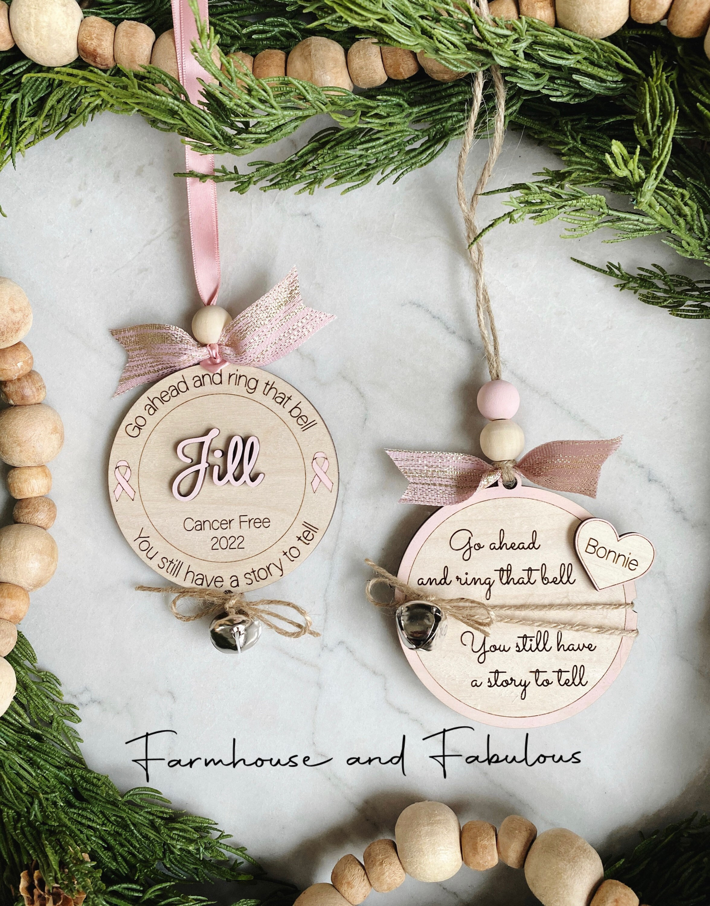 Cancer Survivor Ornament SVG Cancer Bell Ornament SVG Cancer - Etsy