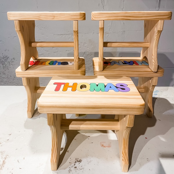 Name Stool - Etsy