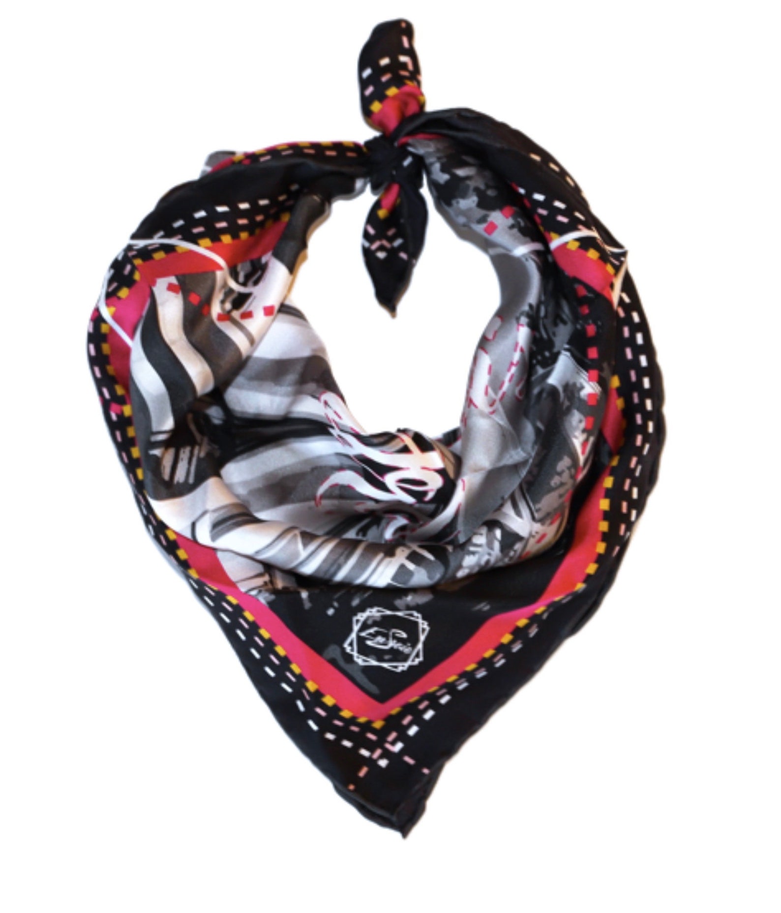 FOULARD BANDANA en seda cuadrada, para los amantes de Montreal - Etsy ...