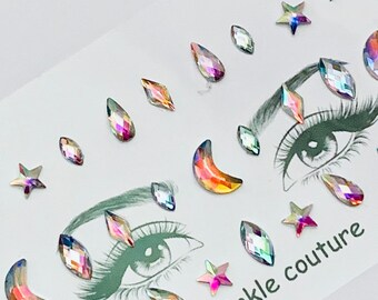 Face jewels | Etsy