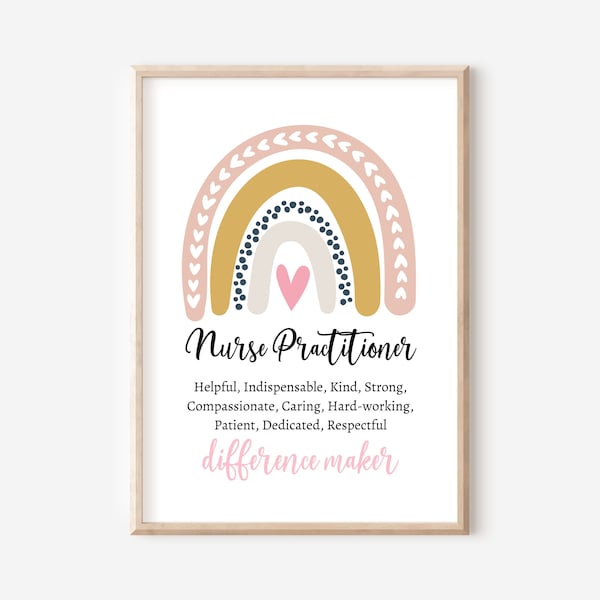 Nurse Practitioner Art - Etsy