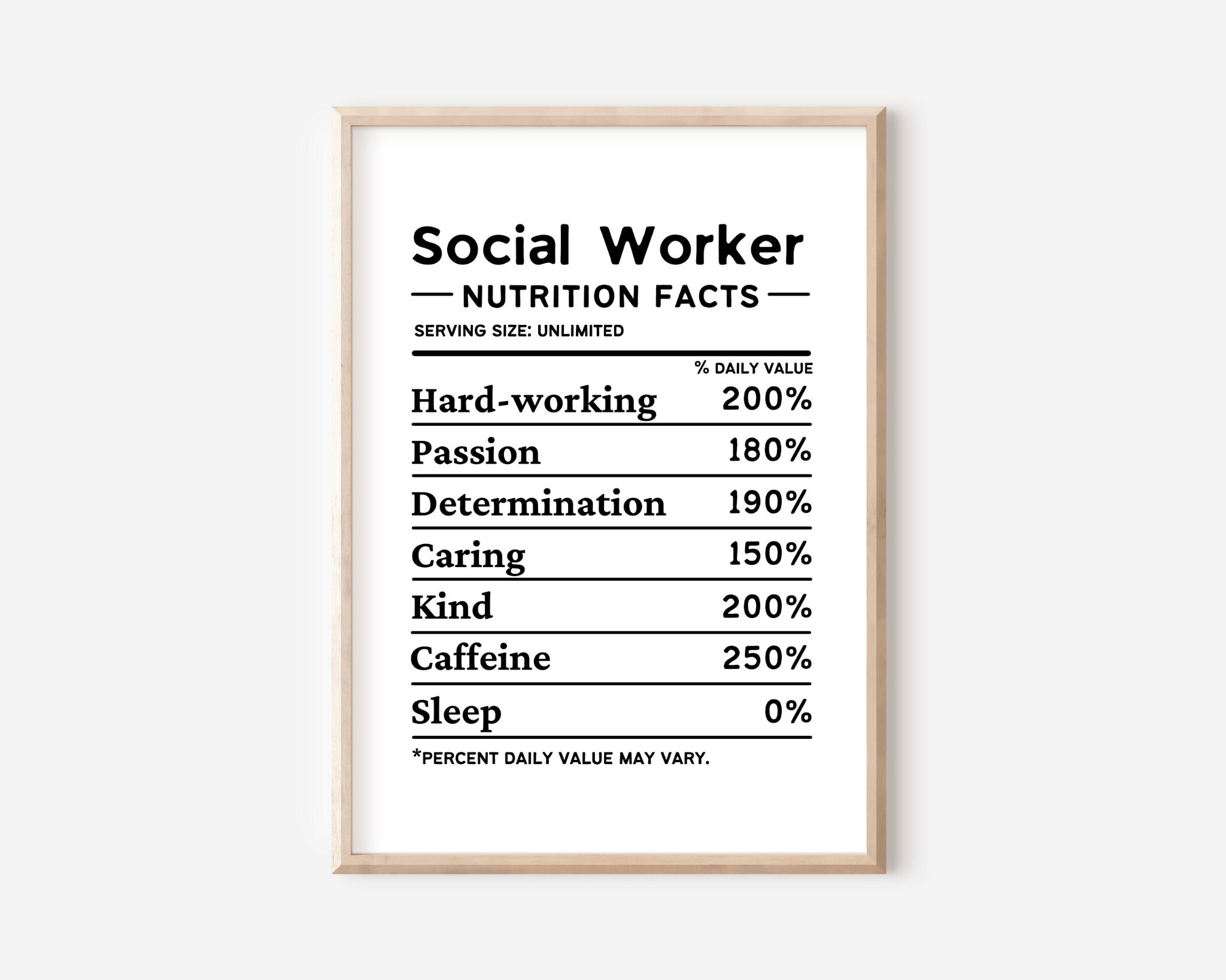 Social Worker Nutrition Facts, Social Worker Month, Appreciation ...