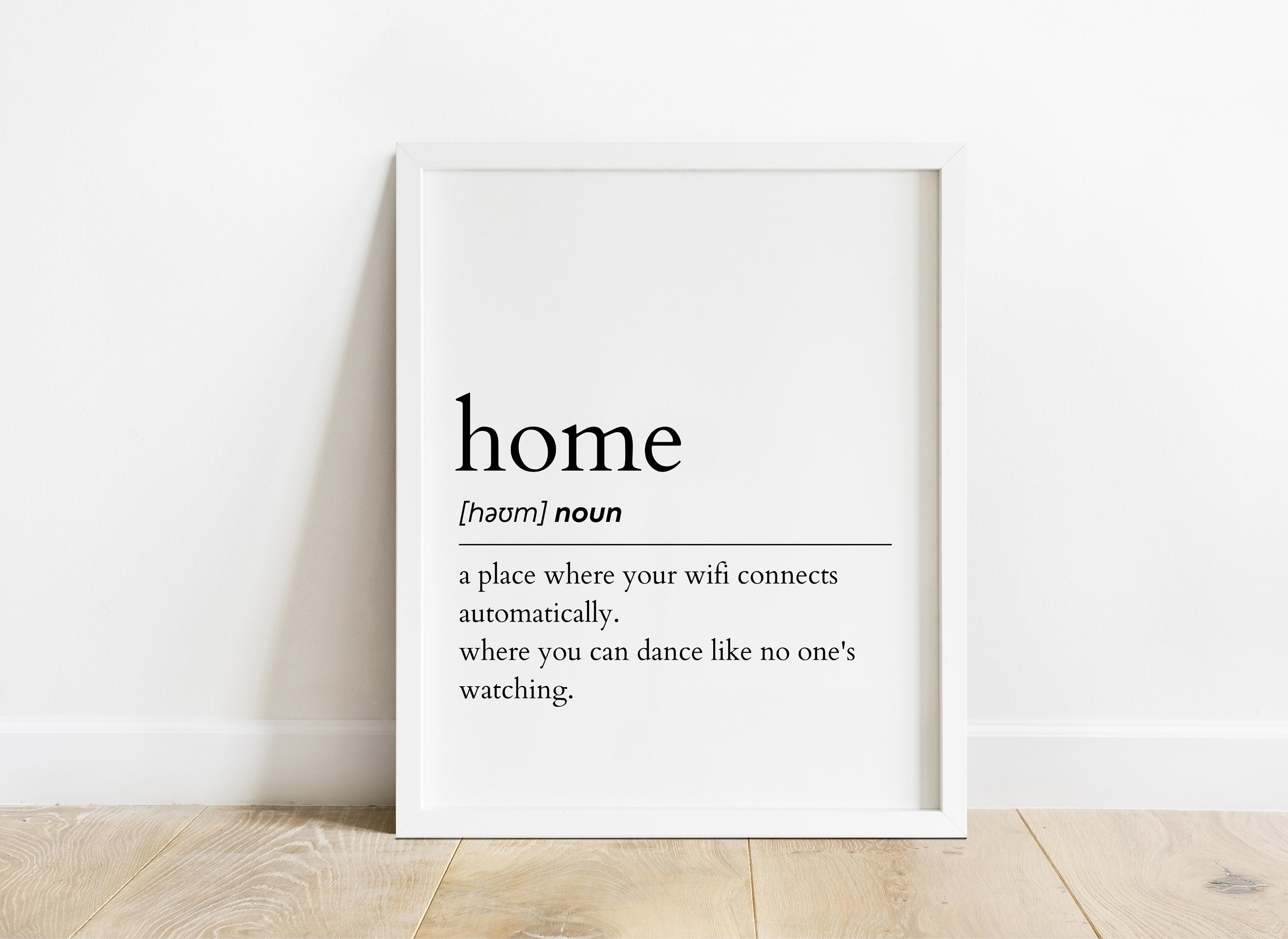 Home Definition Print, Printable Wall Art, Digital Download Print, Home ...