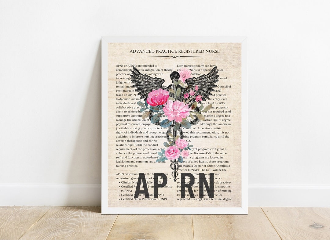 APRN Gift, Advanced Practice Registered Nurse Print, Registered Nurse ...
