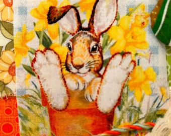 Small Springy Bunny Slow Stitch Kit - Etsy