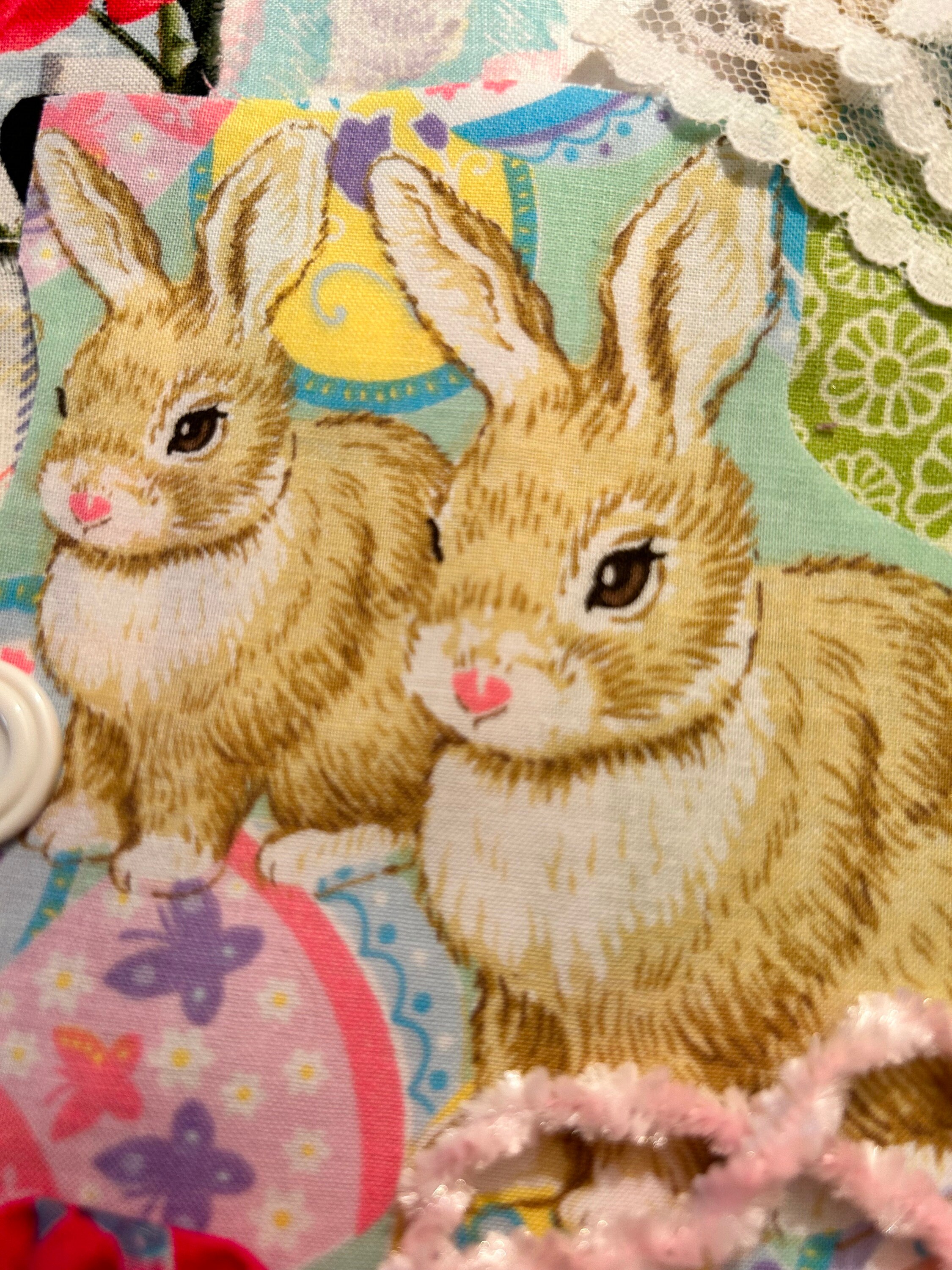 Small Springy Bunny Slow Stitch Kit - Etsy