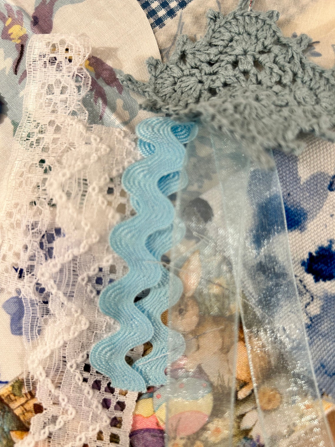 Mini Blue Spring Slow Stitch Kit - Etsy