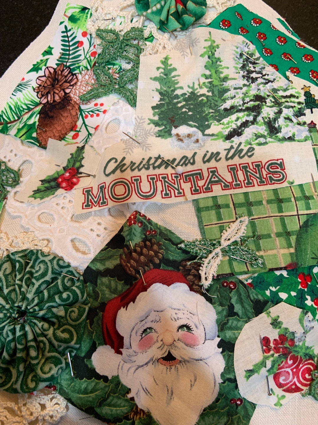 Green Slow Stitch Tree Kit 18 Inch - Etsy