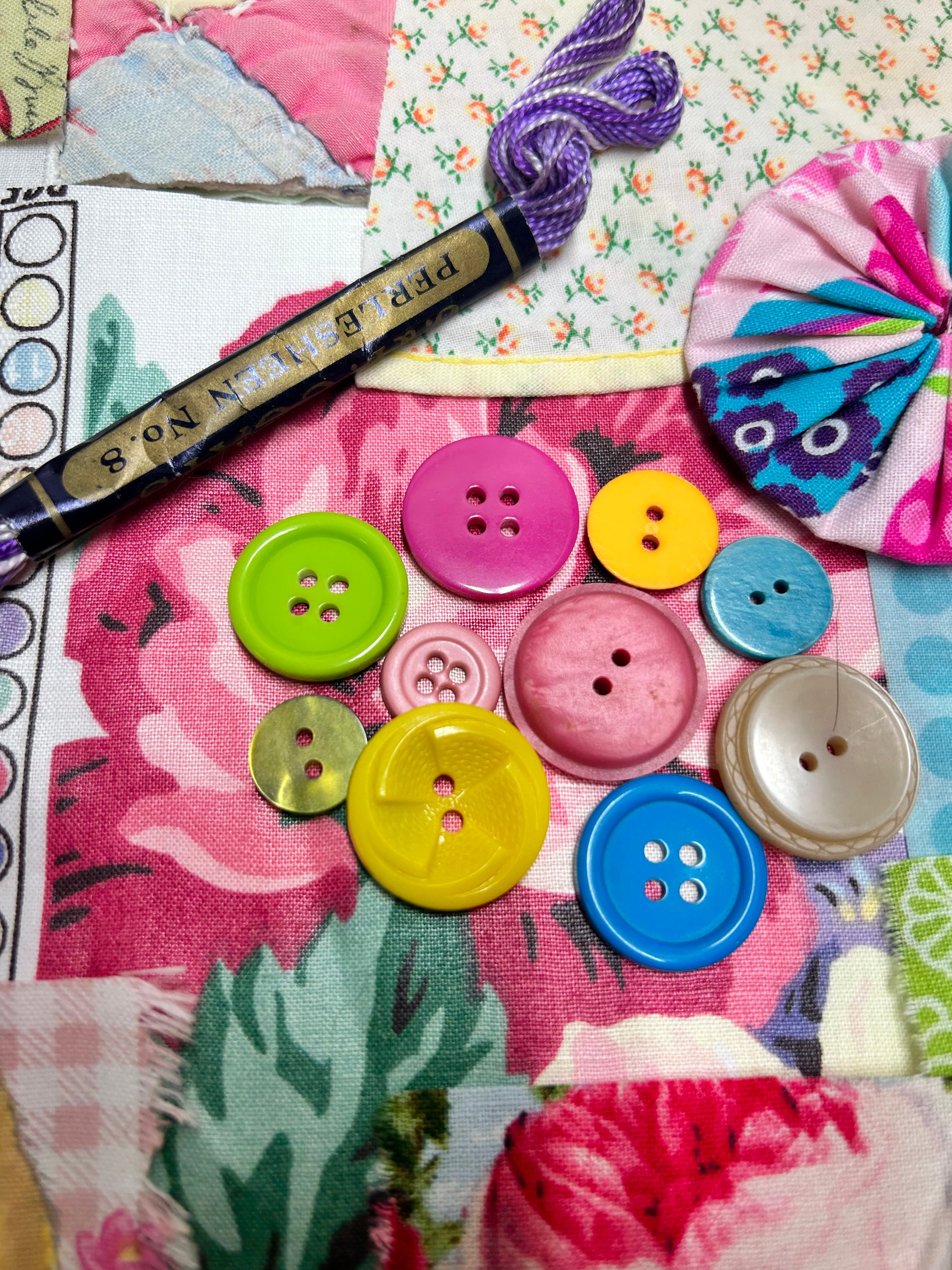 Med Spring Slow Stitch Kit - Etsy