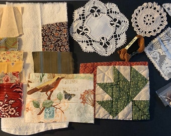 Mini Blue Spring Slow Stitch Kit - Etsy