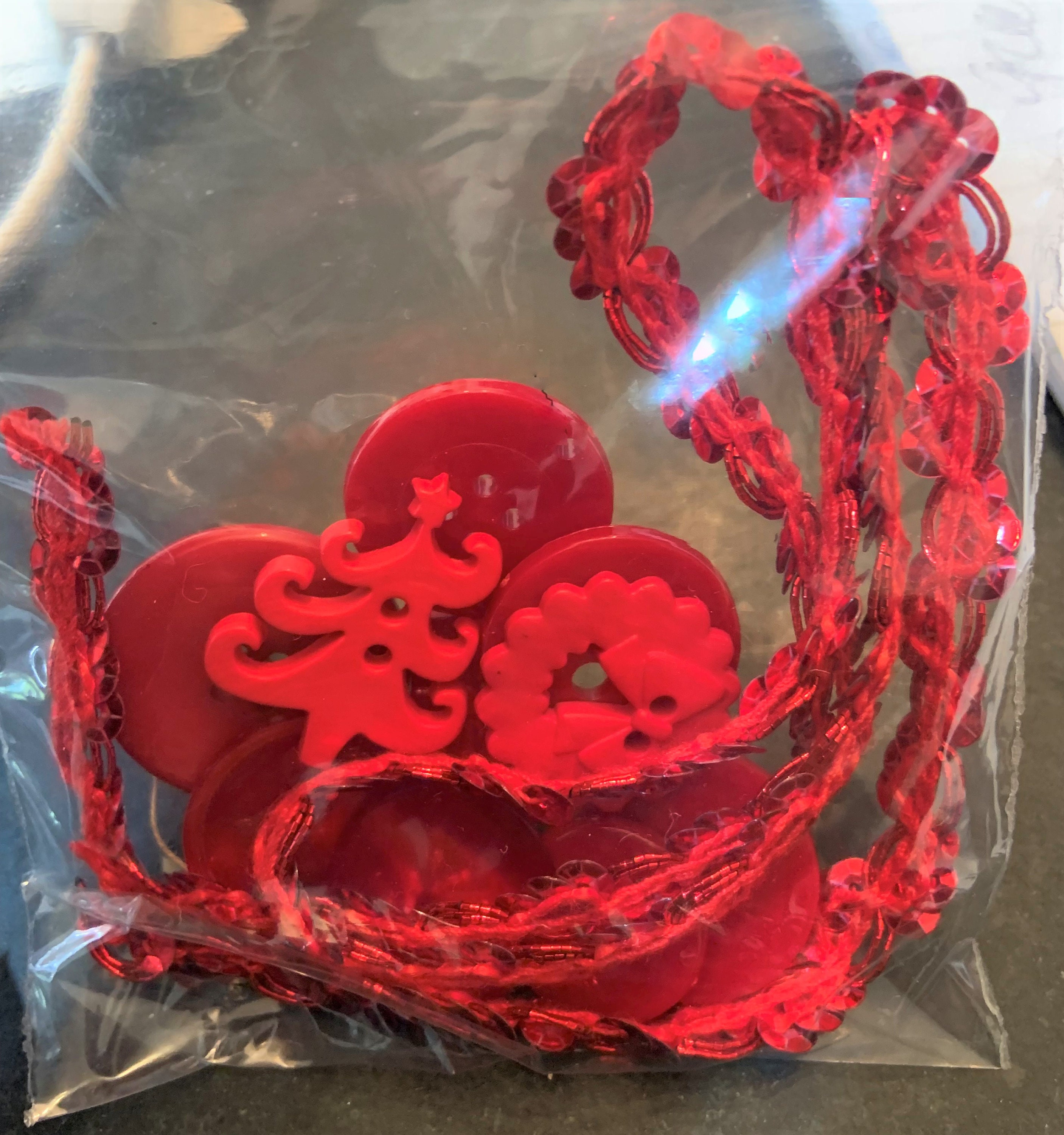 Red Slow Stitch Tree Kit 12 Inch - Etsy