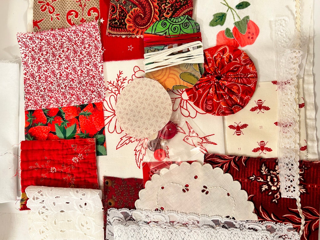 Med Redwork #2 Slow Stitch Kit - Etsy