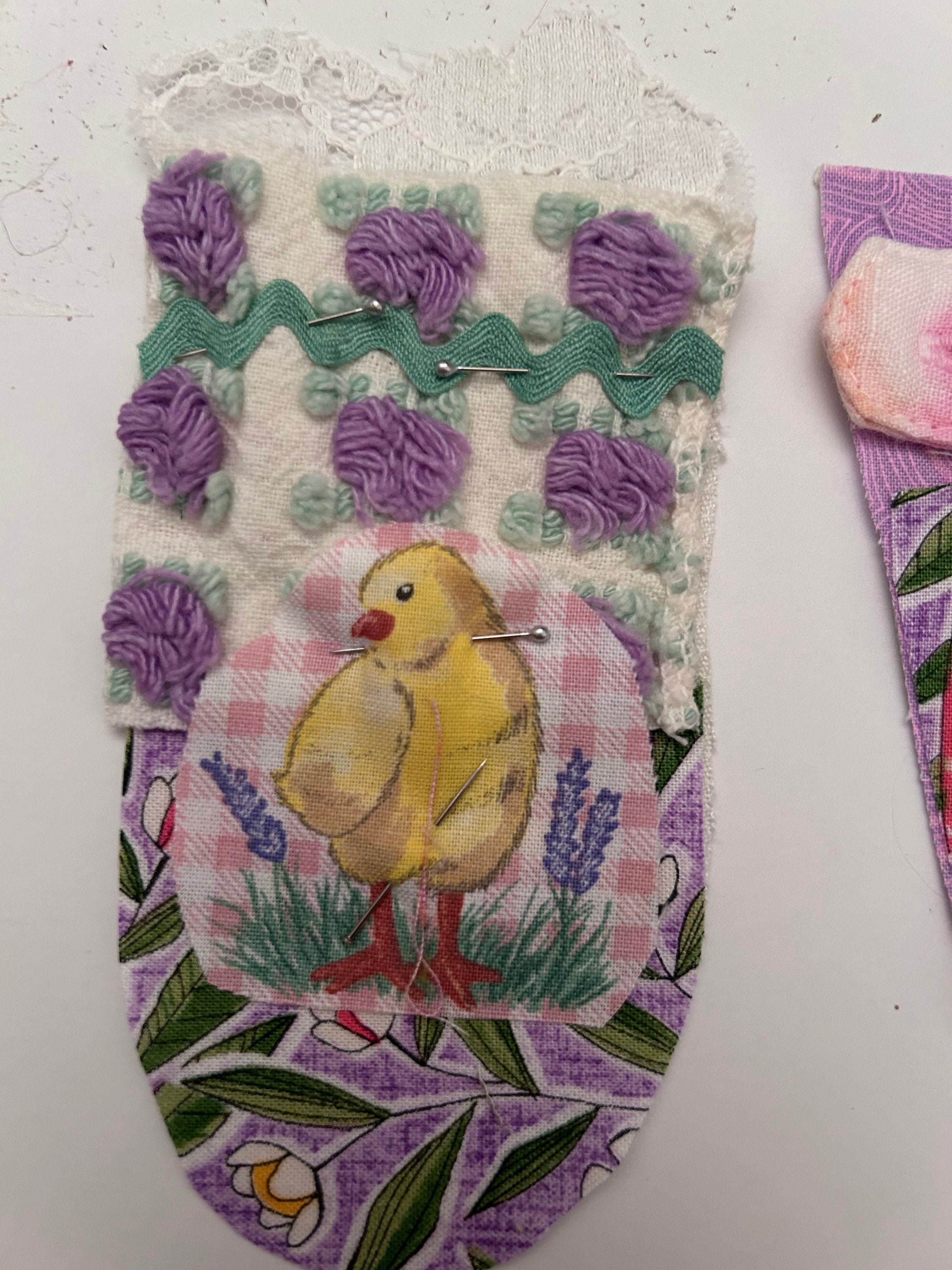 Easter Slow Stitch Banner Kit - Etsy