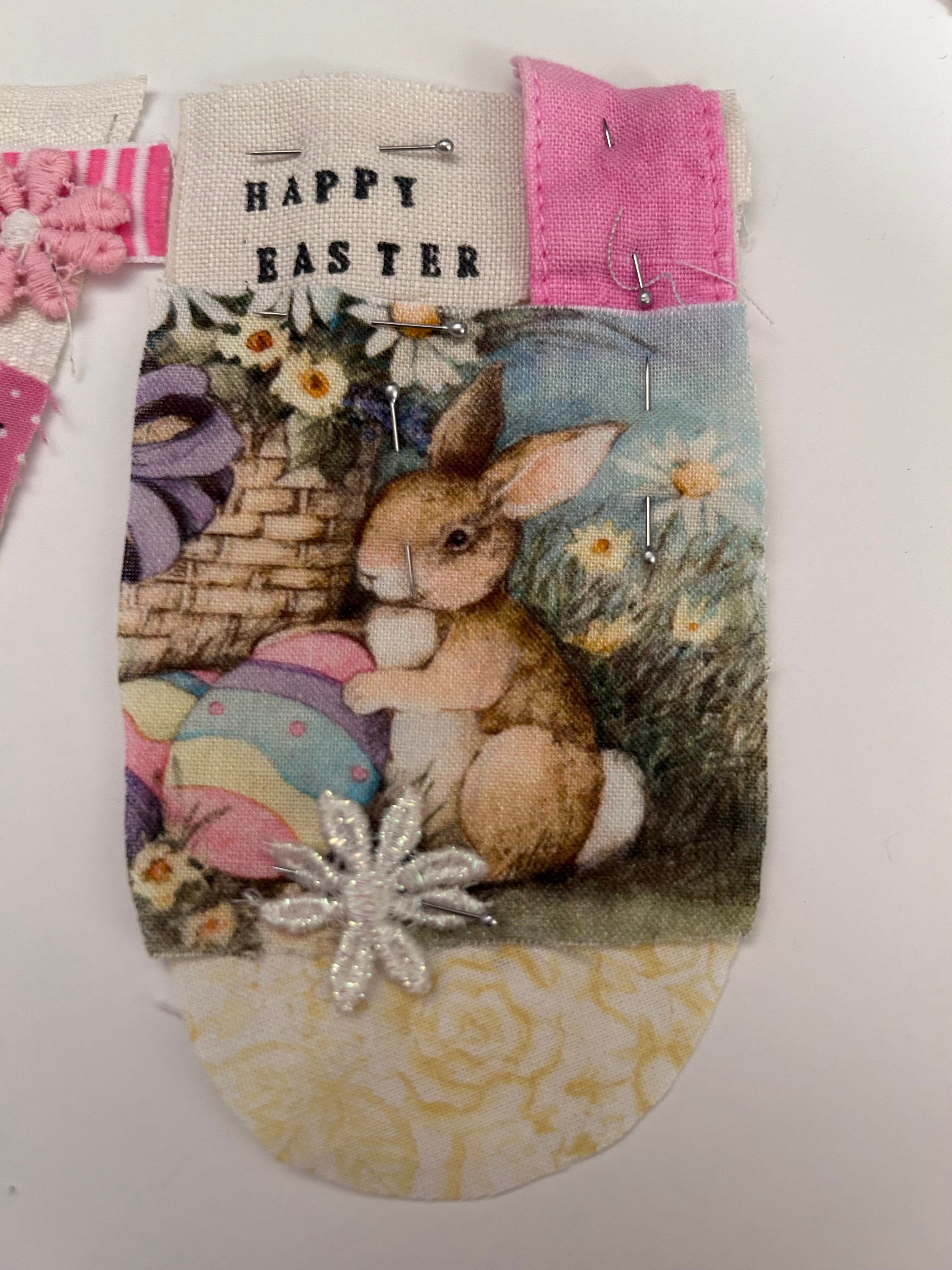 Easter Slow Stitch Banner Kit - Etsy