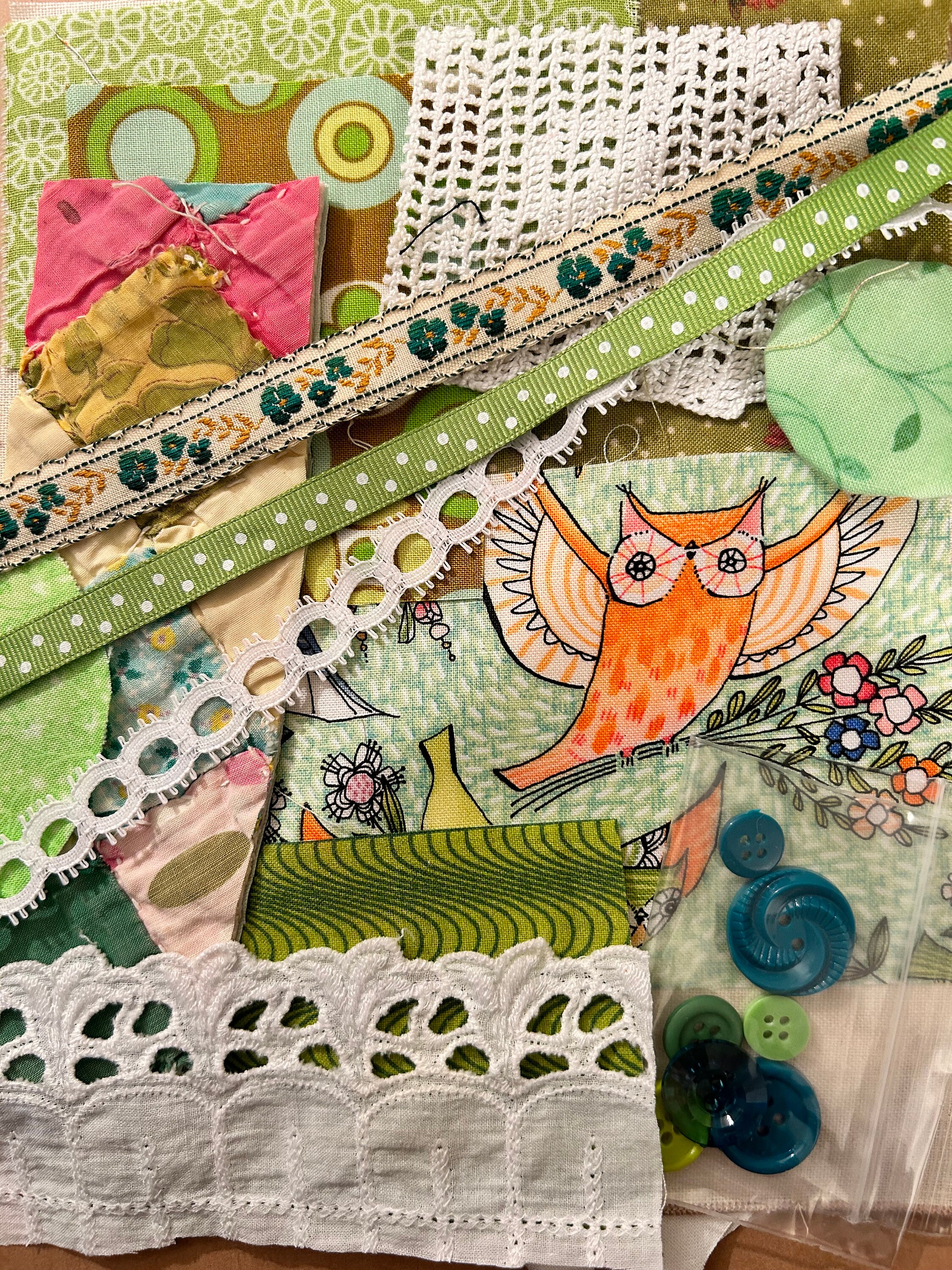 Mini Mint Slow Stitch Kit - Etsy