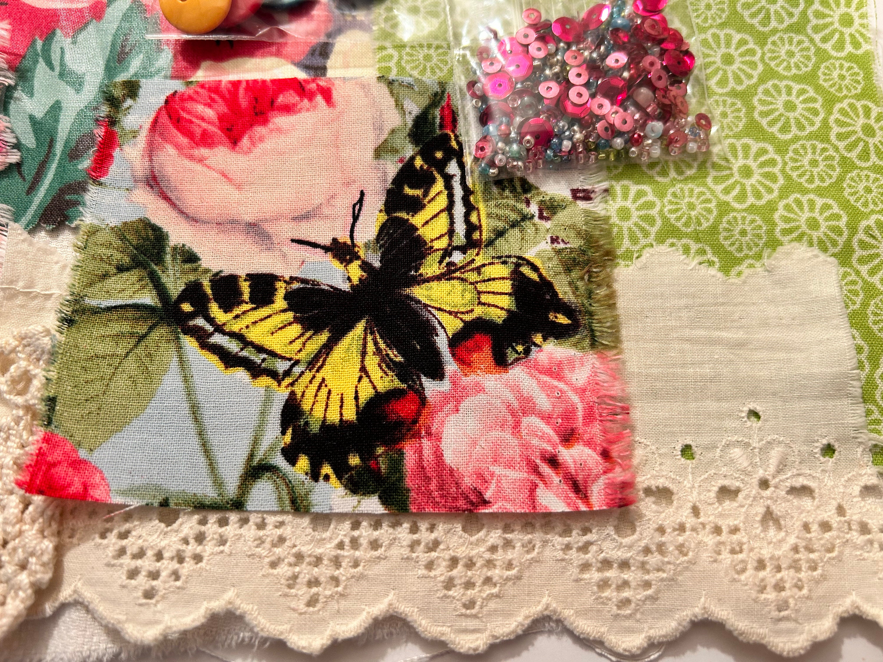 Med Spring Slow Stitch Kit - Etsy