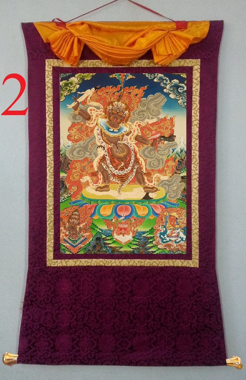47. Ekajati Tibetan Thangka Painting: Dark Goddess Art - Etsy
