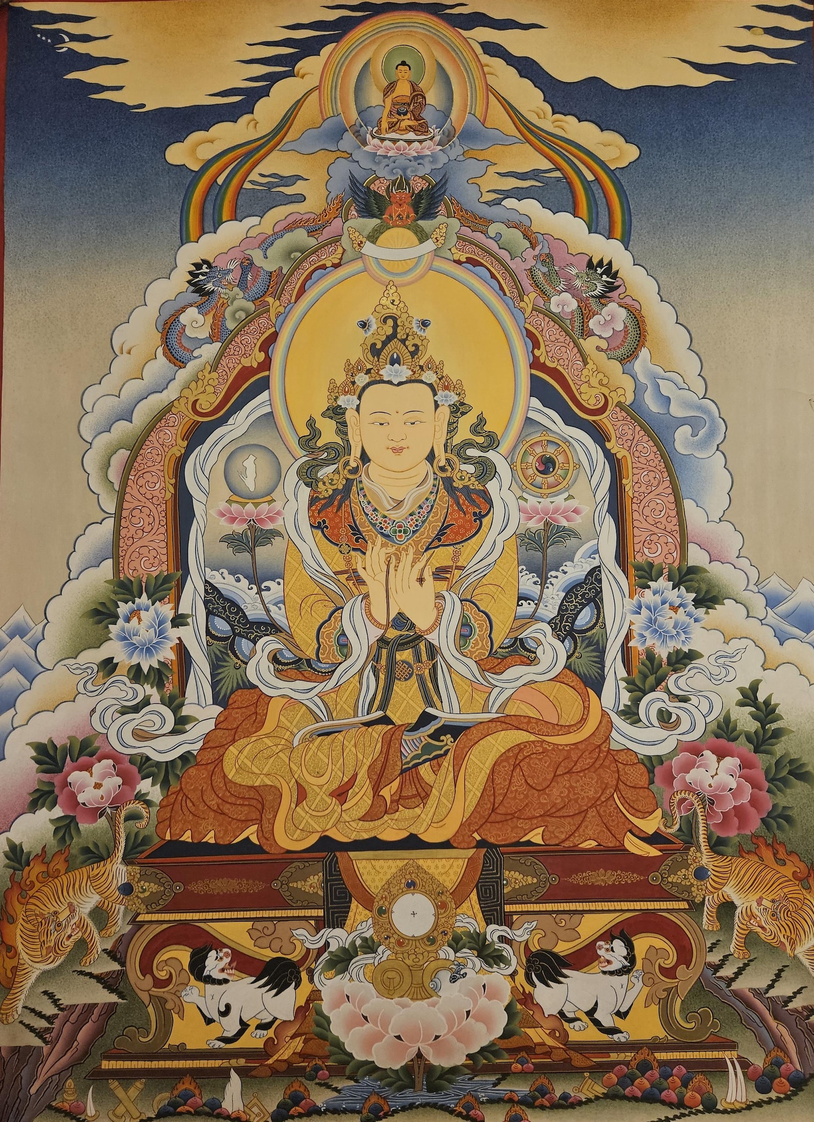 288. Primordial Rigden Shambala Thanka: Tibetan Buddhist Art - Etsy