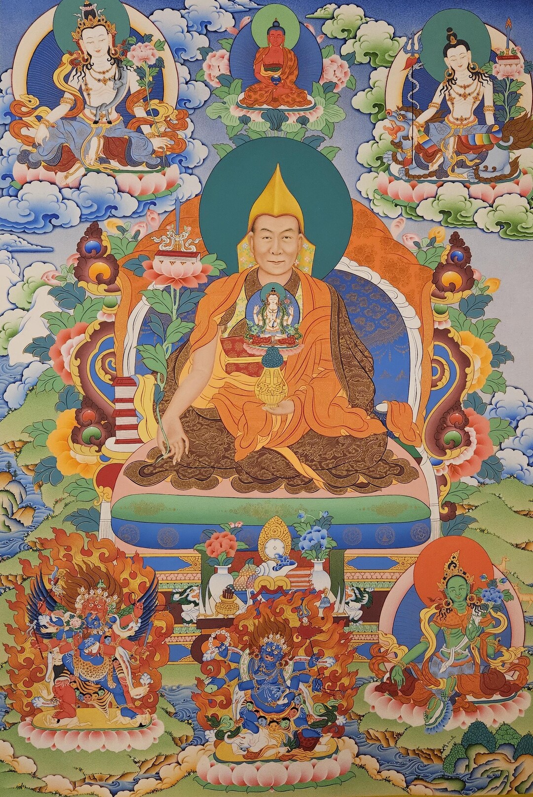 14th Dalai Lama Jetsun Jamphel Ngawang Lobsang Yeshe Tenzin Gyatso ...