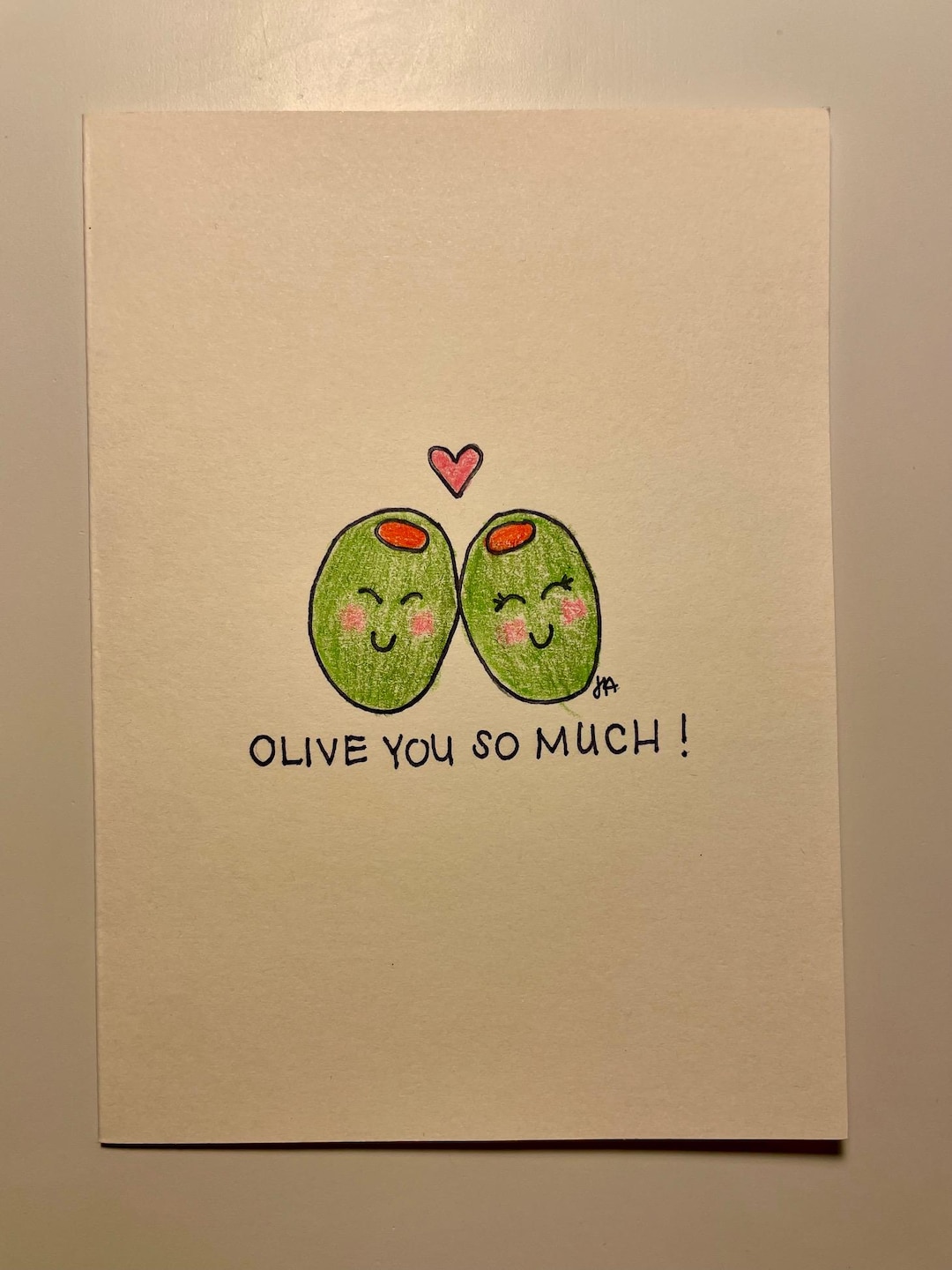 Olive You | Card - Etsy