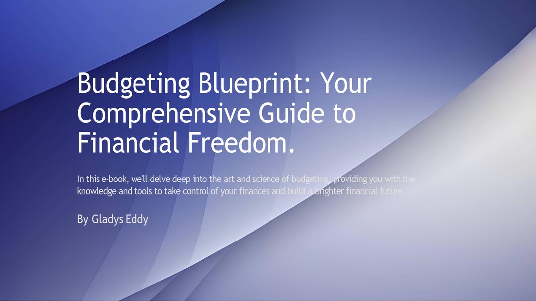 Budgeting Blueprint: Your Comprehensive Guide to Financial Freedom - Etsy