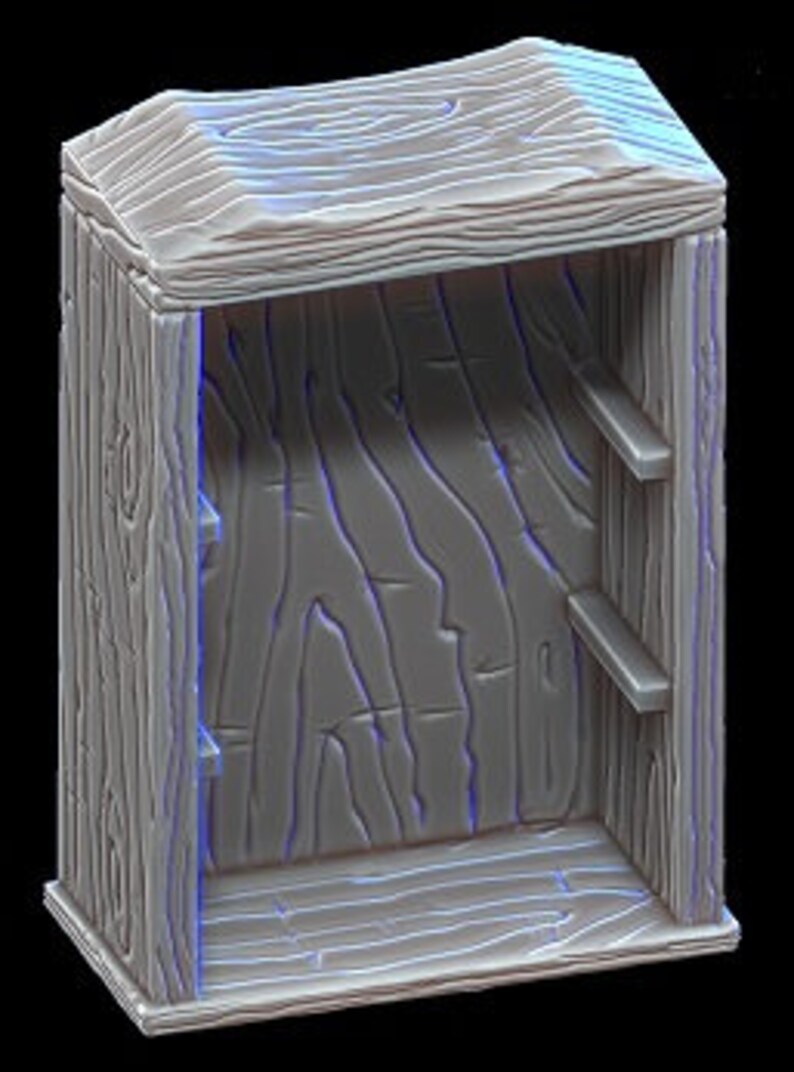 Bookcase Wardrobe Furniture Props Models for RPG Wargames - Etsy