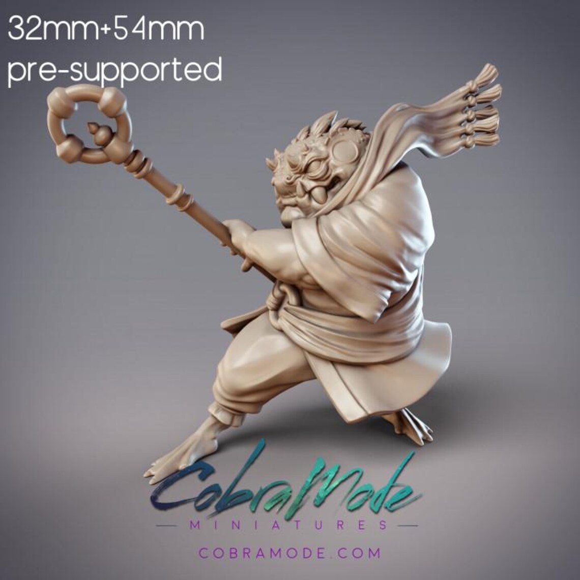 Toad Ogre Monk - Tajima, Desert Hikiga Monk | Cobramode | Tabletop RPG ...