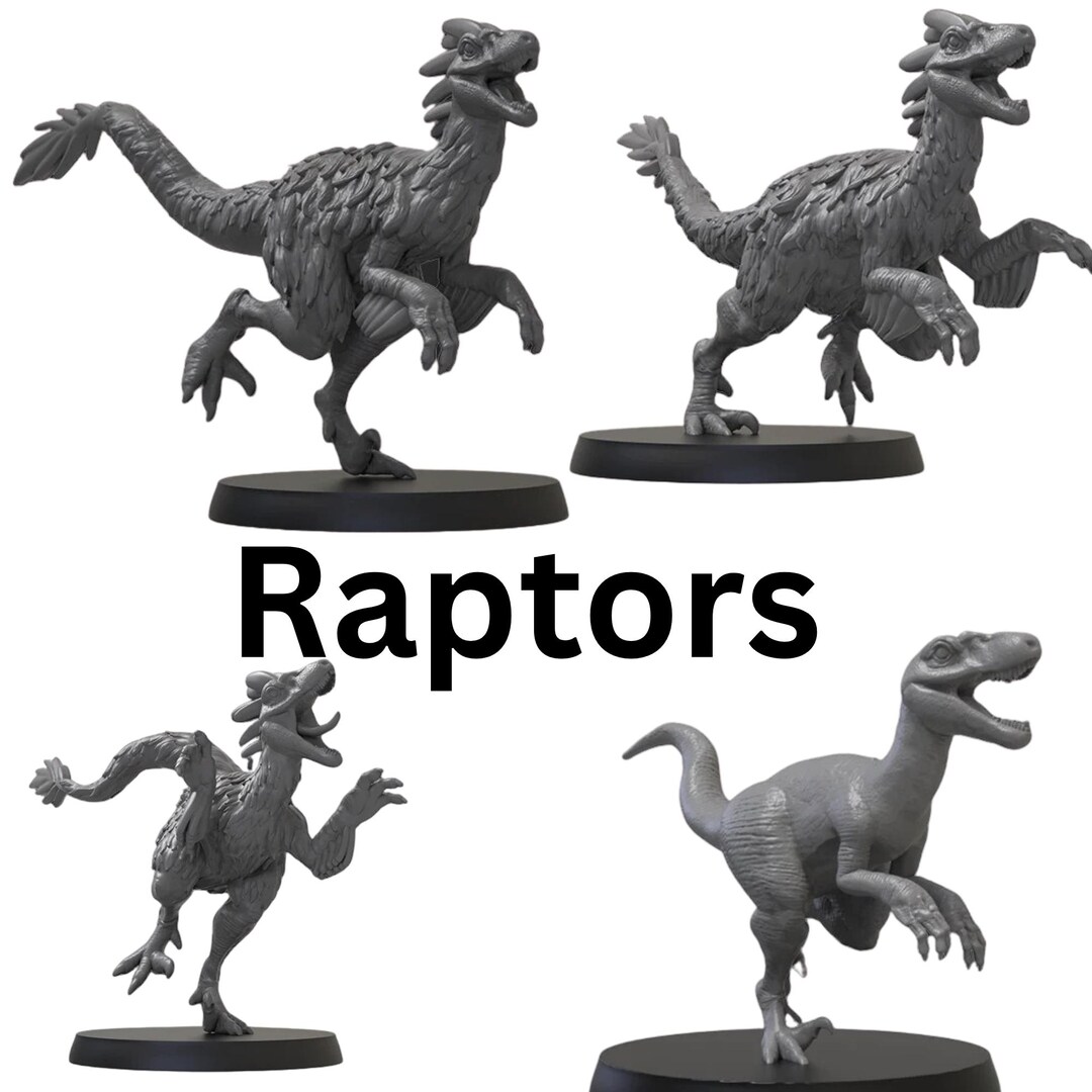 Dinosaurs Raptor Selection - Etsy