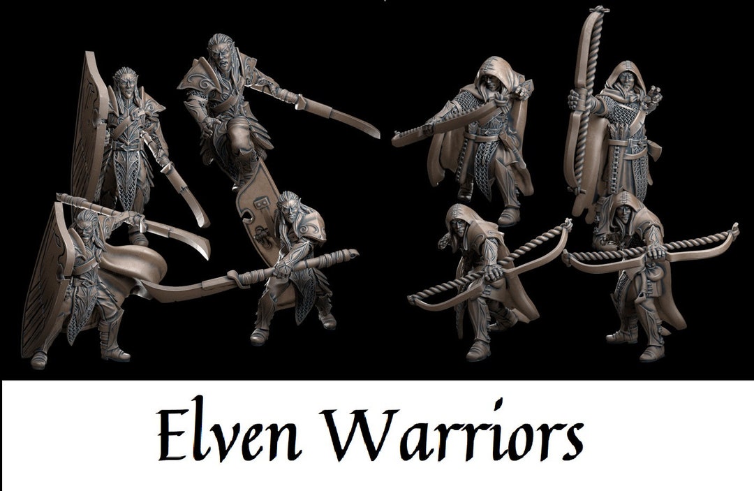 Elf Soldiers Elven Warriors Npcs Rpgs Tabletop Games, Dungeons ...