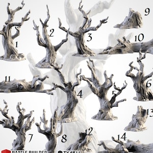 Dead Trees Terrain for Wargaming Terrain Rpg Dnd - Etsy UK