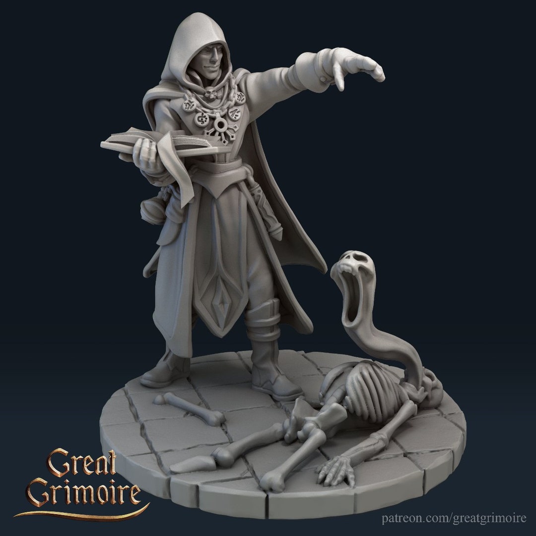 Necromancer Wizard Monster Miniature Table Top Games, Painting Wargames ...