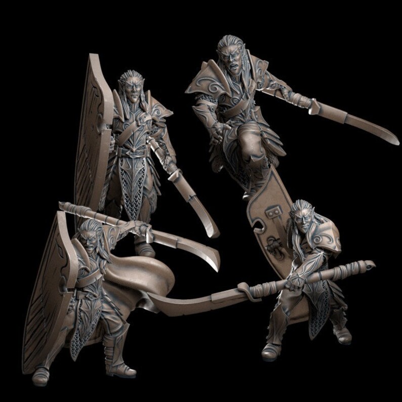 Elf Soldiers Elven Warriors Npcs Rpgs Tabletop Games, Dungeons ...
